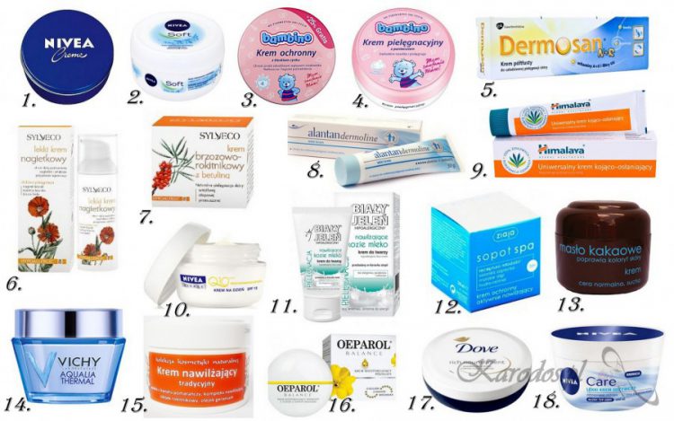 ⋆ Kremy uniwersalne do twarzy ⋆